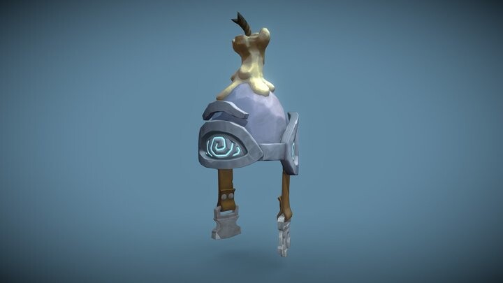 ArtStation - Gnome Mining Helmet WIP