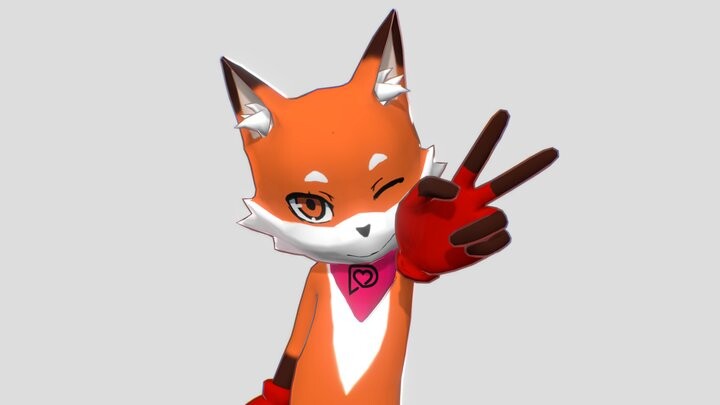 ArtStation - Foxy - 3D Cartoon Character