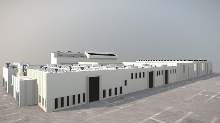 ArtStation - Basic Factory Exterior Model