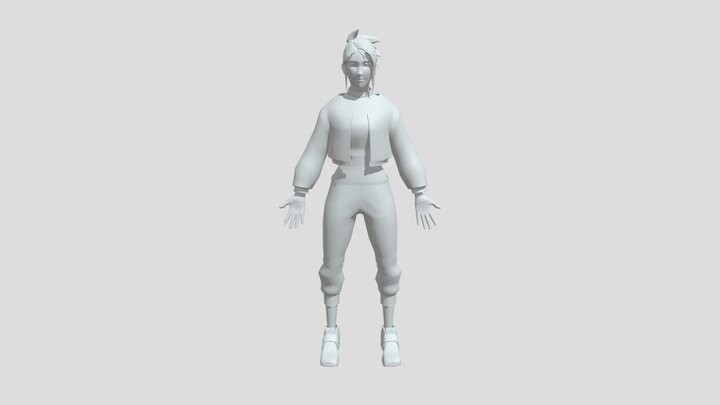 ArtStation - Jett valorant 3D model