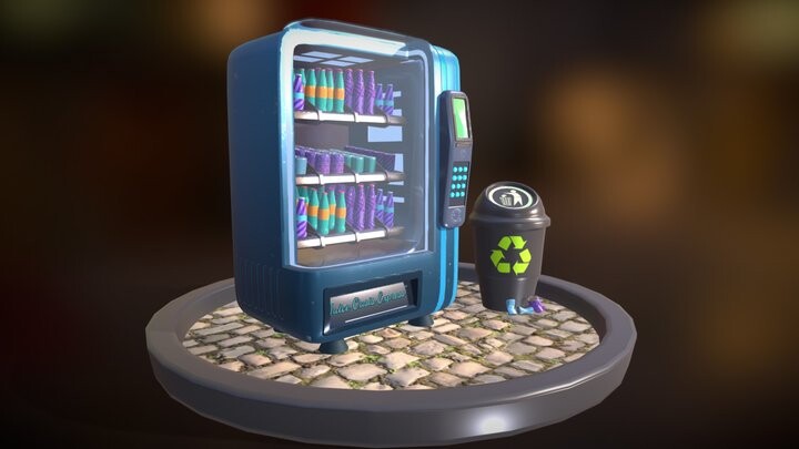 ArtStation - 3D vending machine