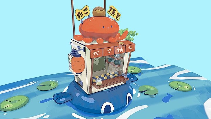 Barbara Sotolongo - Aquatic Takoyaki Stand
