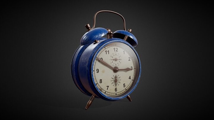 ArtStation - Retro Alarm Clock