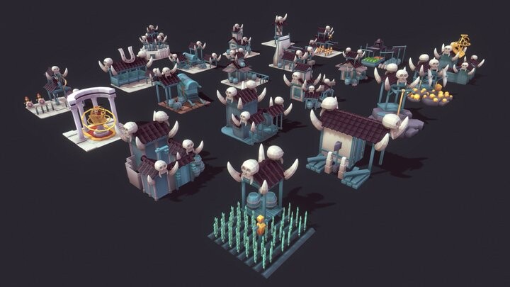 ArtStation - RTS Building Set 03