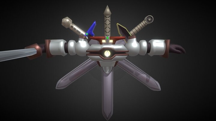 ArtStation - Mega Man Battle Network - Sword Man.Exe