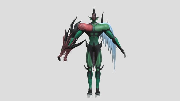 ArtStation - Flame Wingman (Rigged)