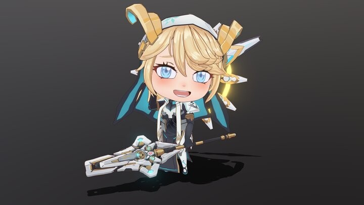 ArtStation - Chibi Rapunzel - NIKKE