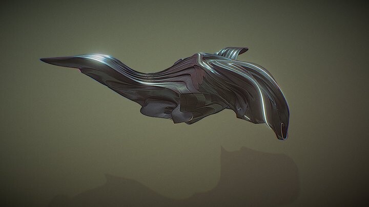 ArtStation - Sci-Fi flyer - organic