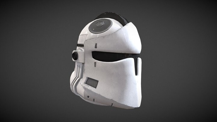ArtStation - Phase II Clone Trooper Knight Helmet WIP