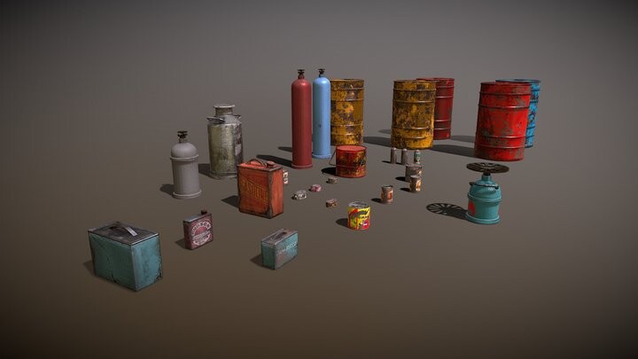 ArtStation - Metal Containers