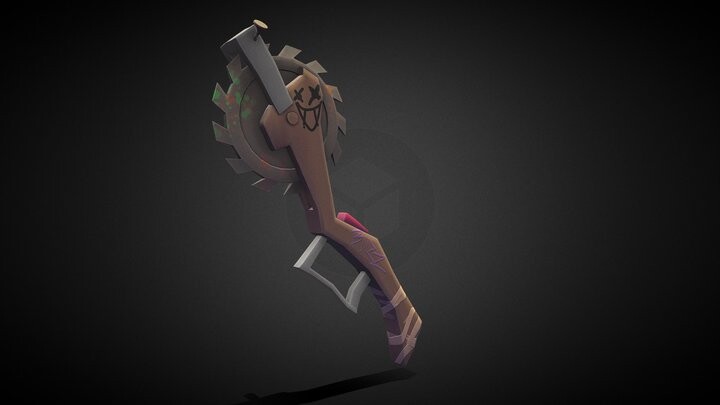 ArtStation - Stylized Saw Weapon