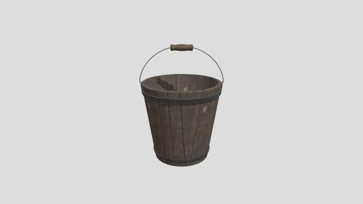 ArtStation - Wooden bucket