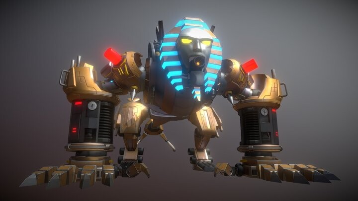 ArtStation - Original Sci-fi Police Sphinx