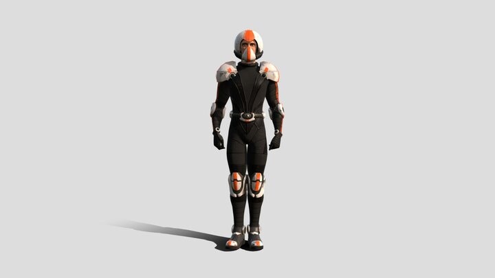 ArtStation - Male Pilot Black Animation