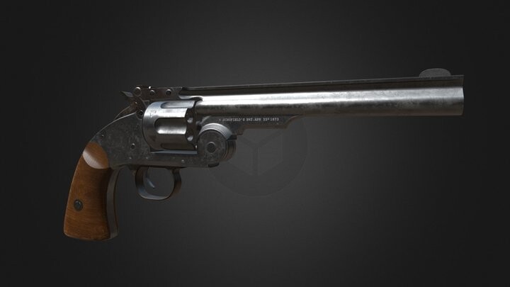ArtStation - Schofield Revolver