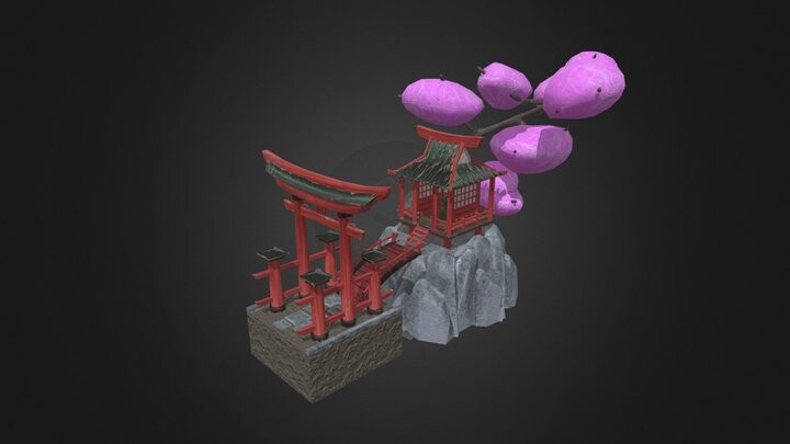 ArtStation - Japan Shrine