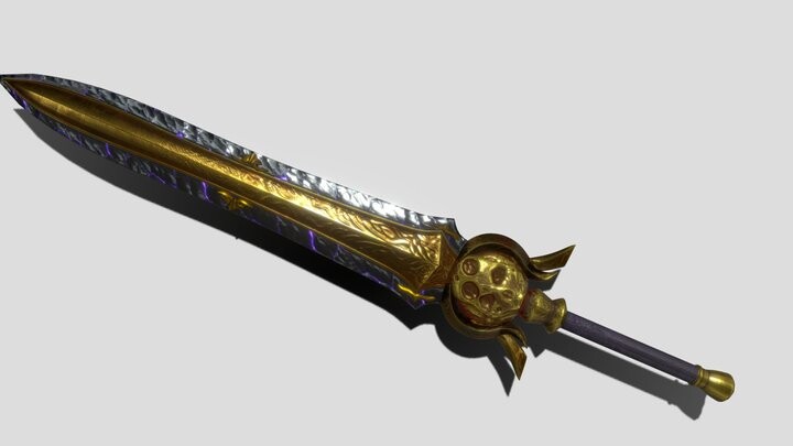 ArtStation - Fantasy demonic Greatsword for Inner Abyss
