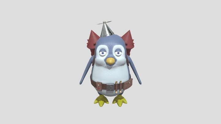 ArtStation - Rocket Penguin