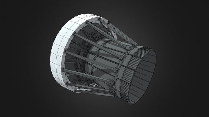 ArtStation - F-15 SE Thrust Vector Nozzle