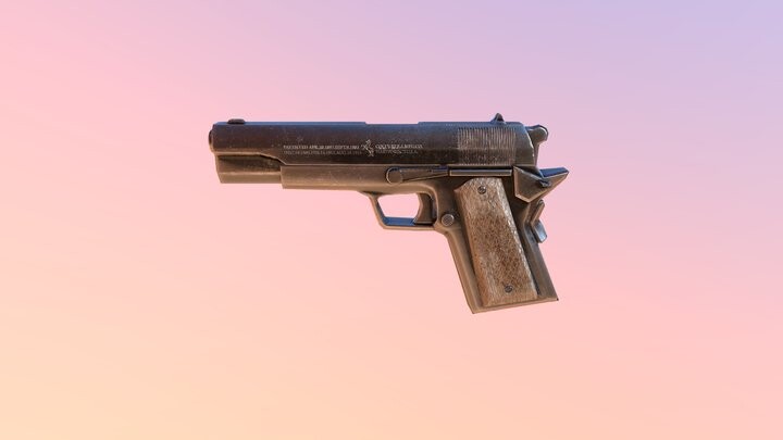 ArtStation - The Colt 1911 Pistol