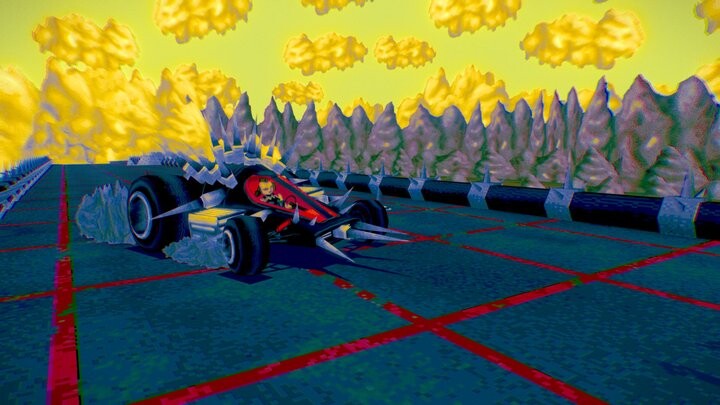 ArtStation - Battle Cars SNES Spike Car