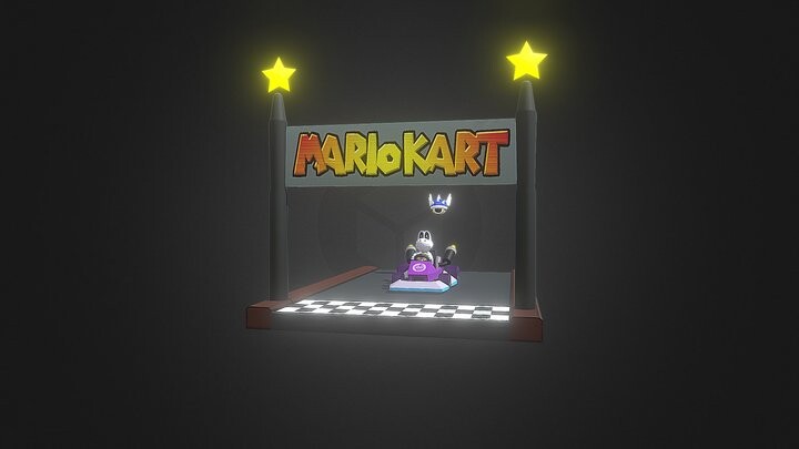 ArtStation - Dry Bones - Mario Kart