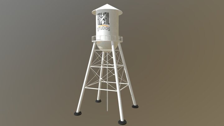 ArtStation - Low Poly Full Sail Water Tower