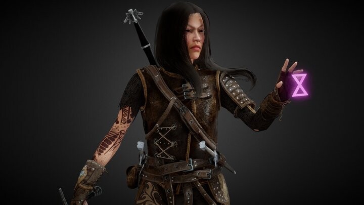 ArtStation - Female Witcher