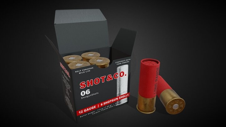 ArtStation - Shotgun Shell