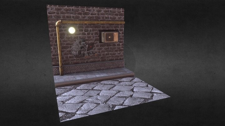 ArtStation - Alleyway Texturing