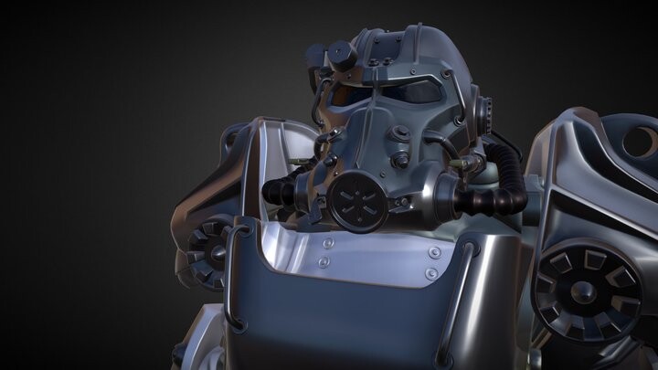 ArtStation - Power Armor T60 from Fallout