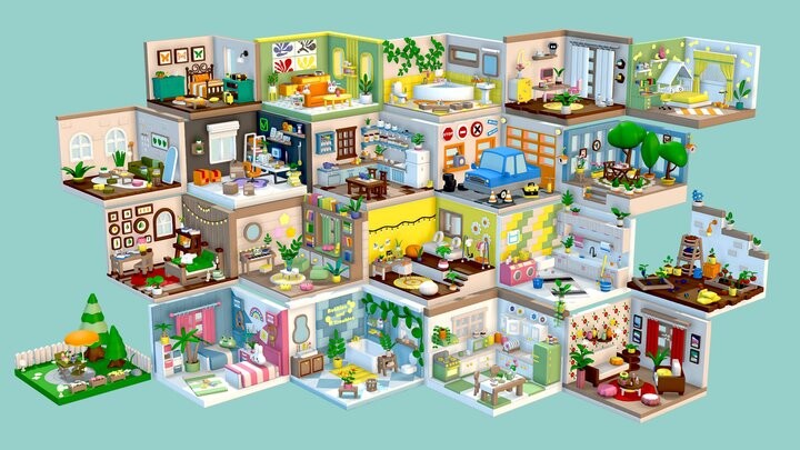 ArtStation - Cozy Cartoon Rooms Interior 4