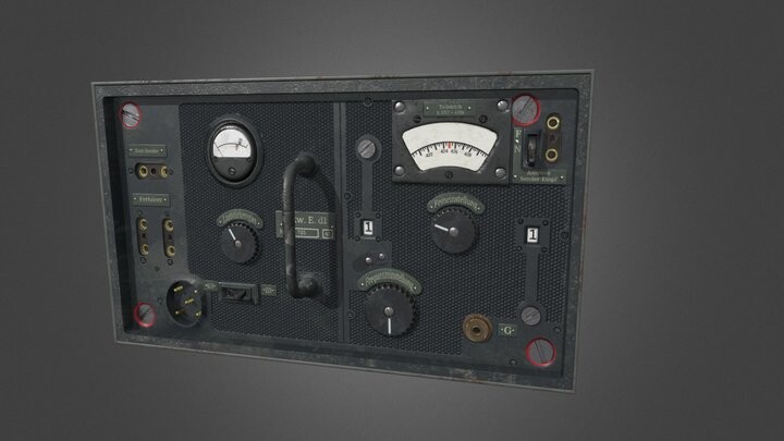 ArtStation - Geramn Ukw.E.d1 Model Radio.