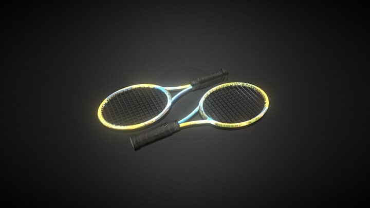 ArtStation - Badminton Racket