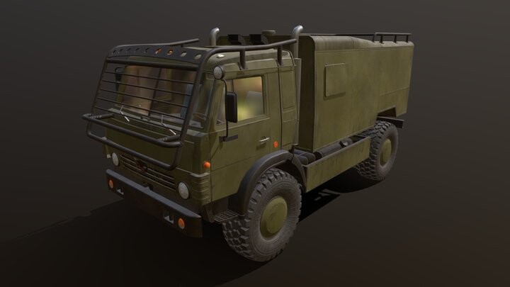 ArtStation - KAMAZ_TEST