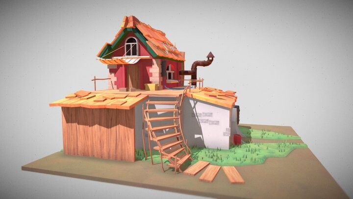 ArtStation - House Exterior