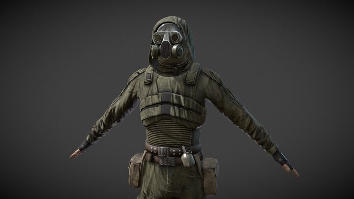 ArtStation - Stalker Suit WIP