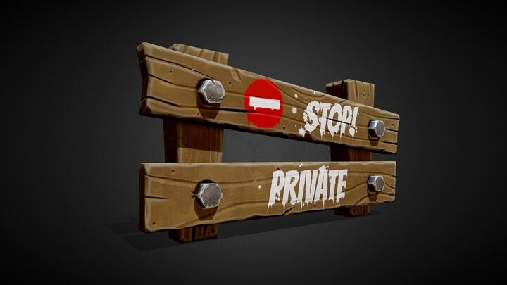 ArtStation - Stylized Fence