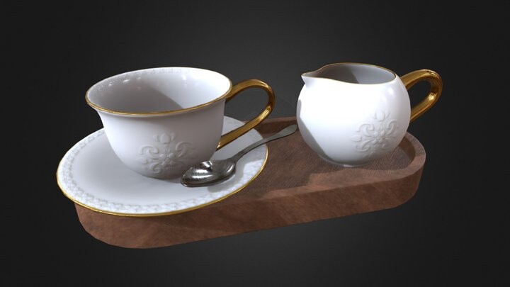 ArtStation - tea-set