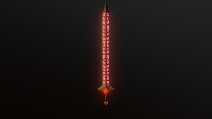 ArtStation - Hero Piece - The Rune Sword