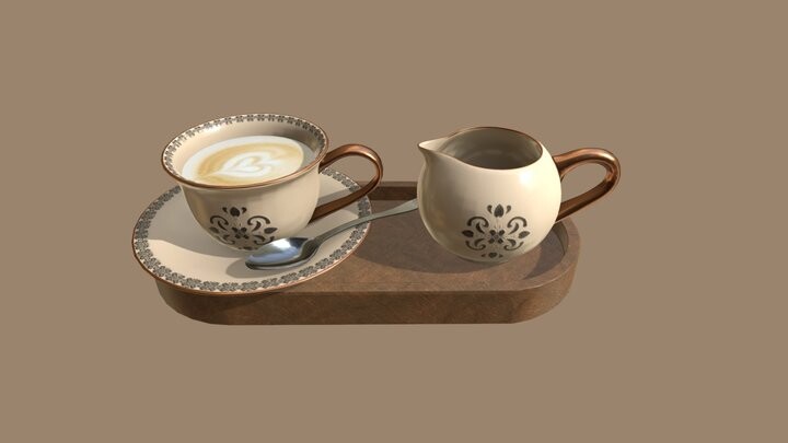 ArtStation - Coffee-set