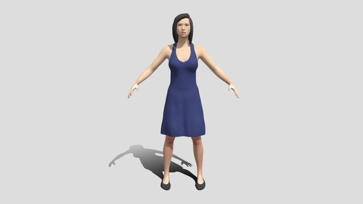 ArtStation - Mieko Character Rigged
