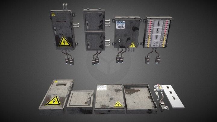 ArtStation - Electrical Boxes Collection