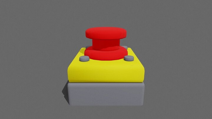 ArtStation - Low poly button