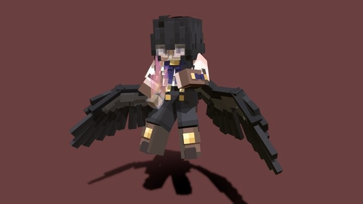 ArtStation - Carmen Noroe - Blockbench D&D Character Model