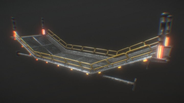 ArtStation - Сyberpunk Bridge
