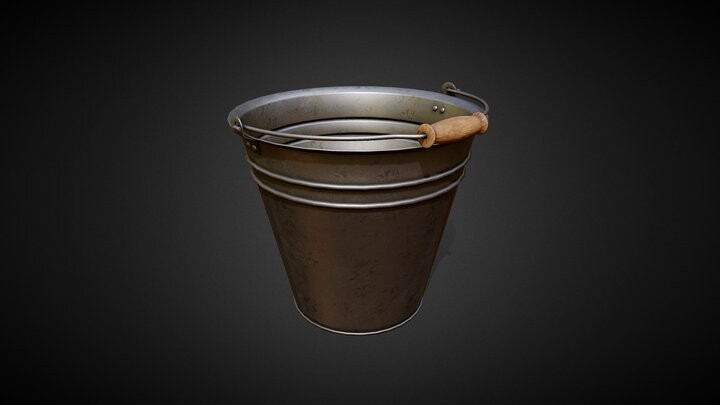 ArtStation - Metal Bucket