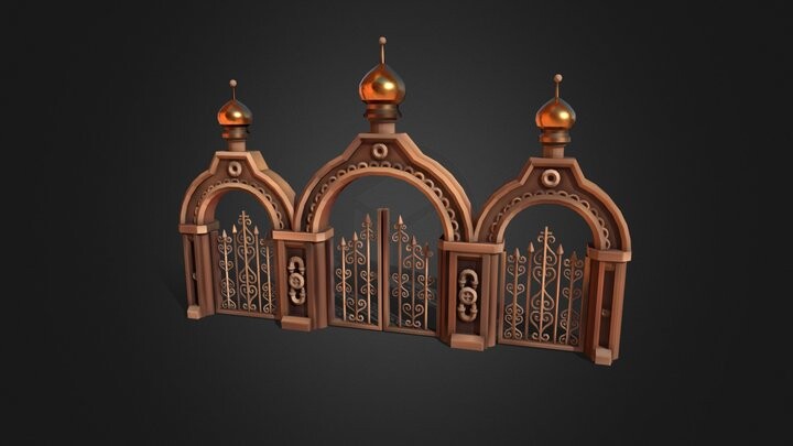 ArtStation - Cathedral Square Stylized