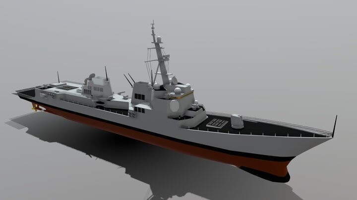 ArtStation - Arleigh Burke Flight IV U.S.S. Thomas G. Kelly