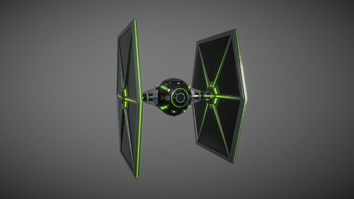 ArtStation - Tie Fighter